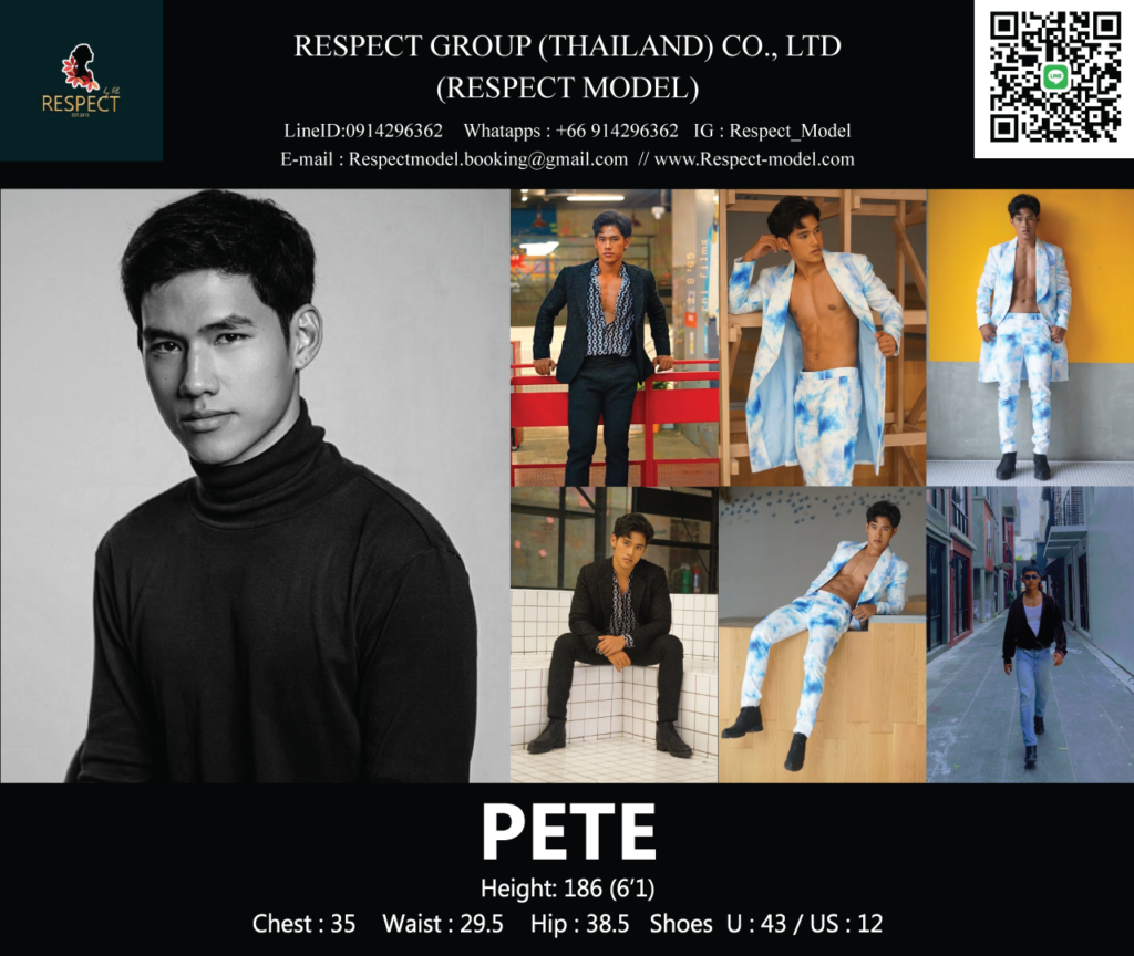 Male Model : Pete – Respect Model